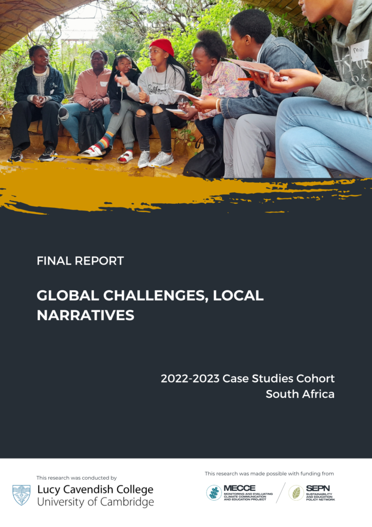 Global Challenges, Local Narratives. South Africa Case Study (Full ... Global Challenges, Local Narratives. South Africa Case Study (Full ...